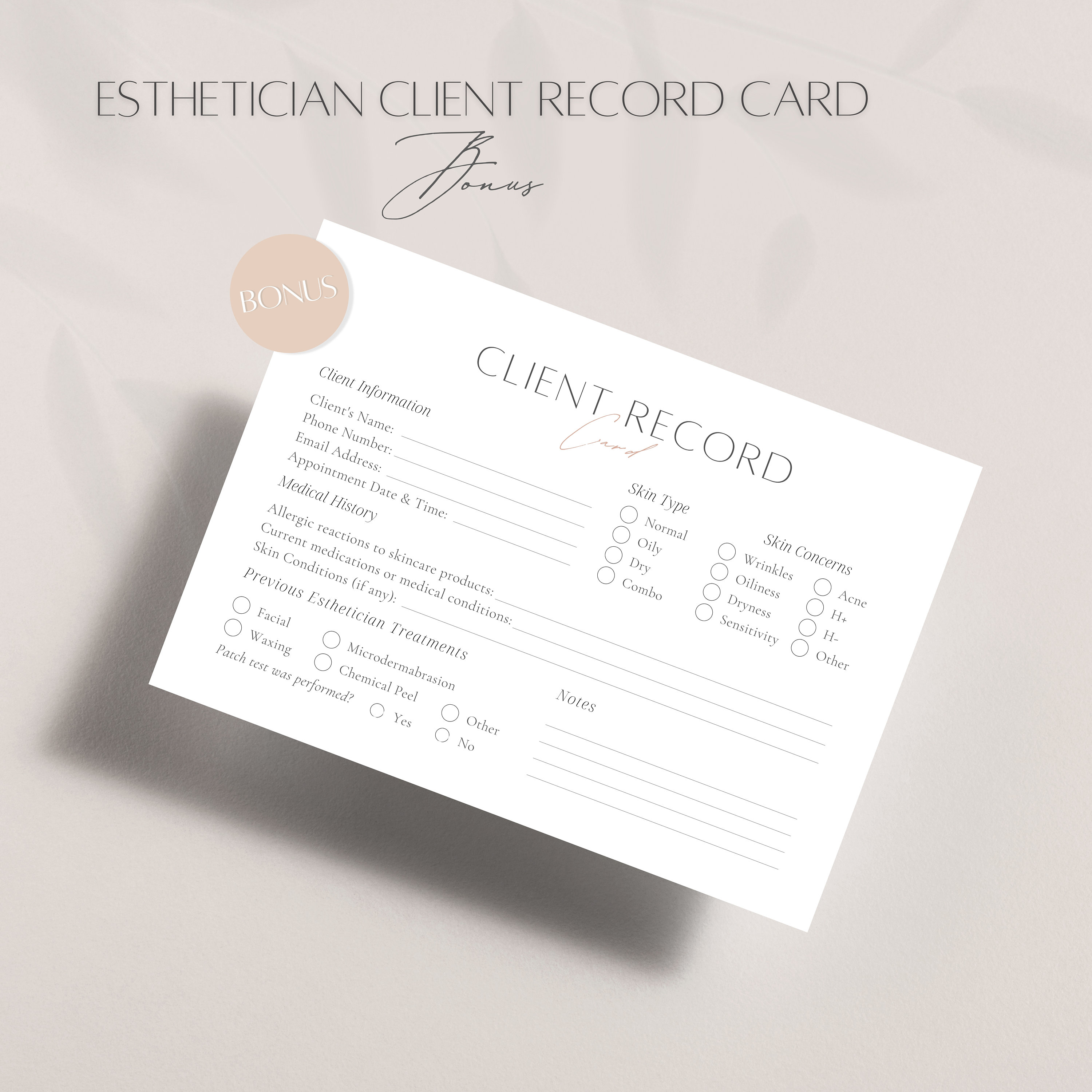 Esthetician Price List Template, Editable Client Pricing Guide ...