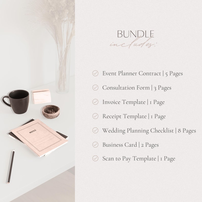 Event Planning Bundle Forms, Editable Event Planner Business Contract ...