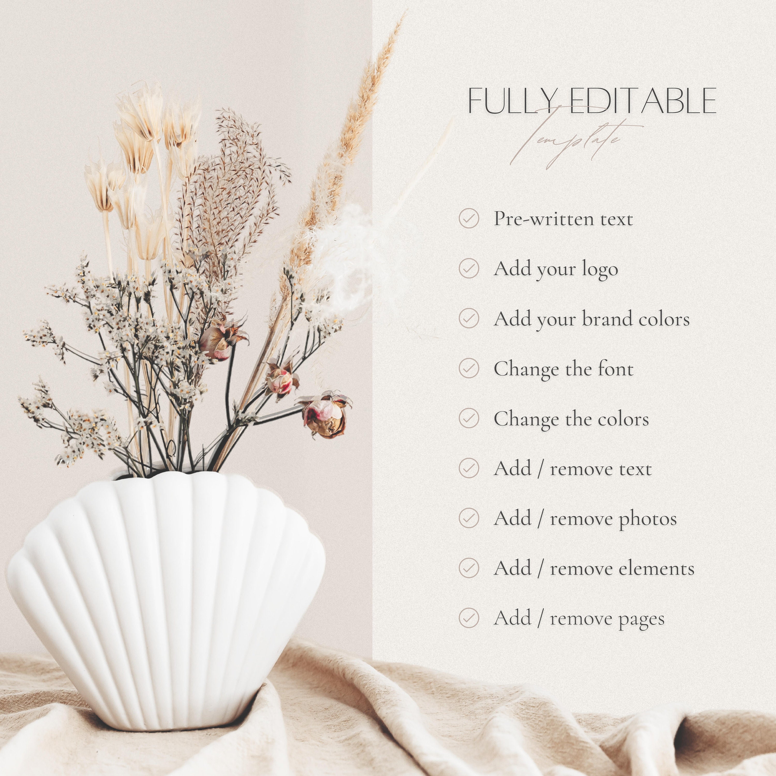 Hair Care Card Template, Instructions Card for Hair Clients ...