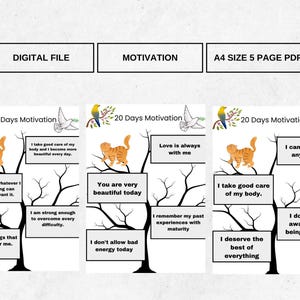 Motivational Sentences, Digital Download, Motivational Activitiy ...