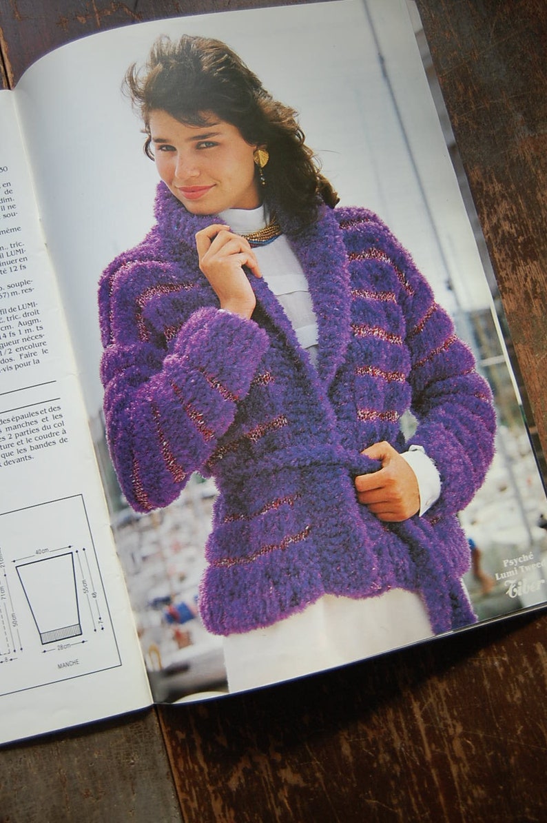 Tiber Selection No. 05 Knitting Magazine FRENCH LANGUAGE, 1980's ...