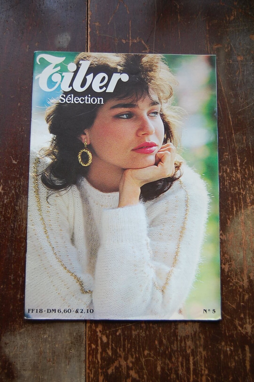 Tiber Selection No. 05 Knitting Magazine FRENCH LANGUAGE, 1980's ...