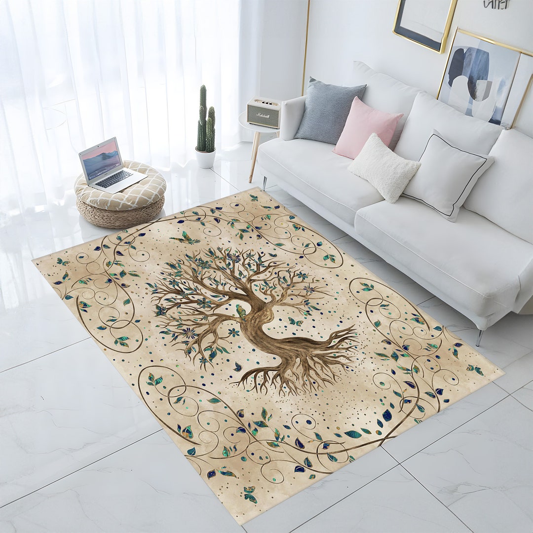 Life Tree Rug, Klimt Life Tree, the Tree of Life Rug, Beginning of the ...