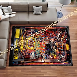 Blackknight Pinball Rug, Black Knight Pinball, Pinball Playfield Rugs ...