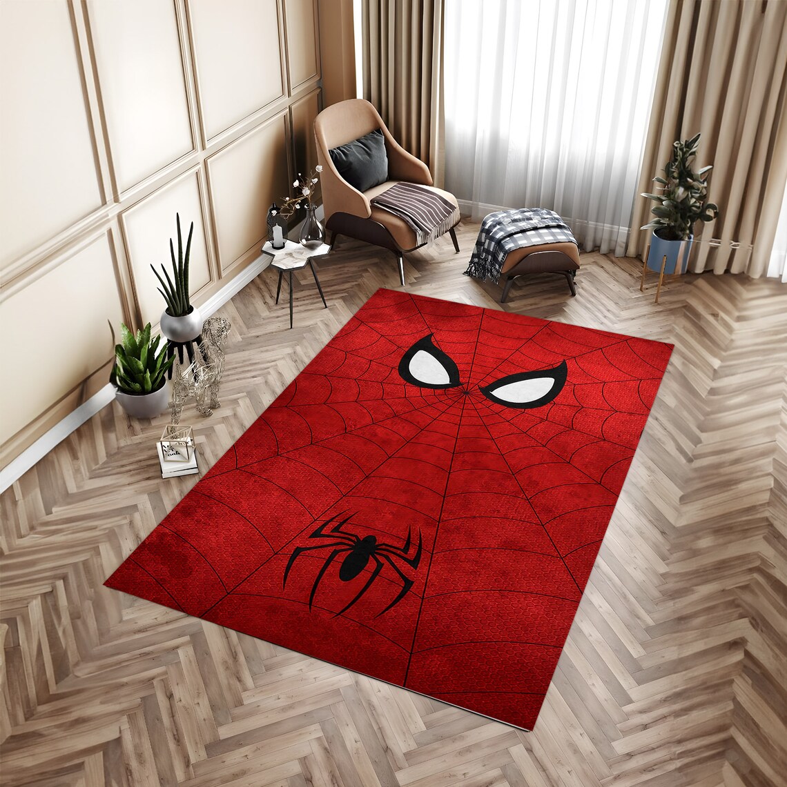 Spiderman Rug Spider Man Rug Kids Room Decor for Childs - Etsy