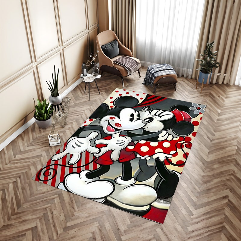 Mickey Mouse Rug - Etsy