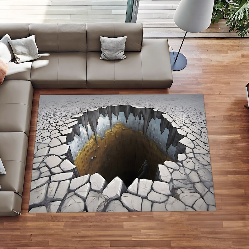 Optical Illusion Rug - Etsy