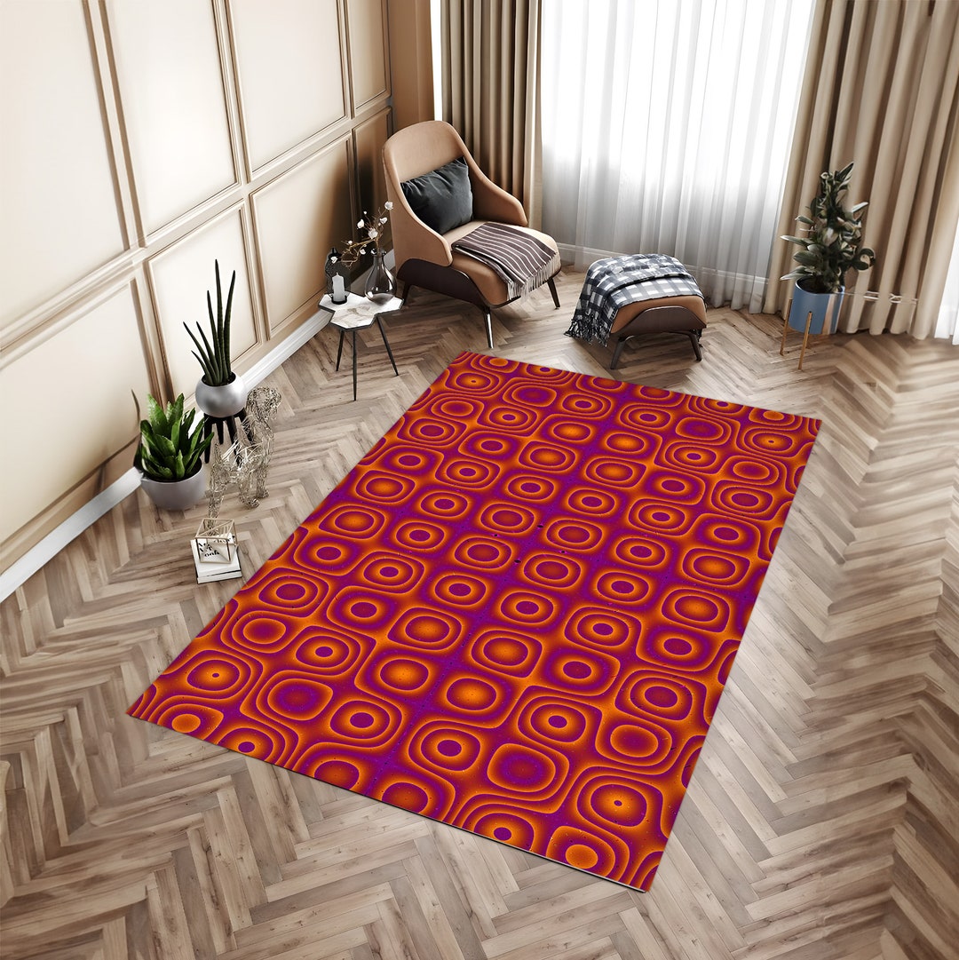 Traditional Motifs Rug, Retro Pattern Rug, Mandala Rug, Tibetan Decor ...