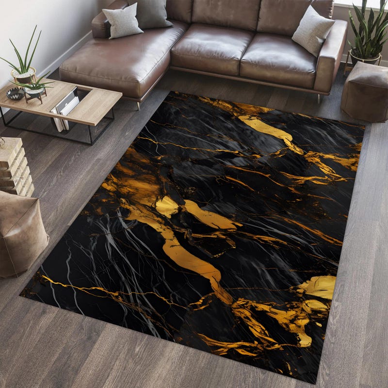 Marble Rug - Etsy