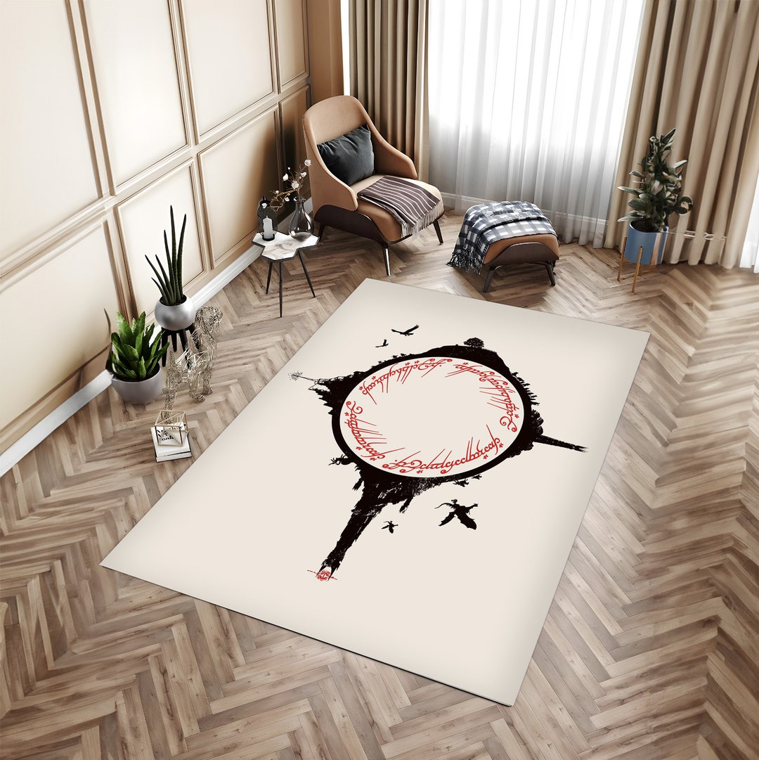 White Tree of Gondor, Lord of the Rings Rug, LOTR Decor, Life Tree Rug ...