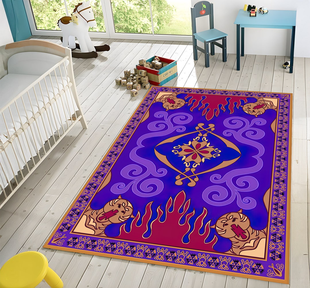 Aladdin's Flying Rug, Aladdin Rug, Kids Room Rug, Gift for Kids, for ...