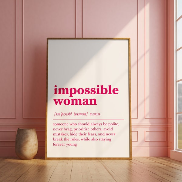 Barbie Impossible to Be a Woman - Etsy