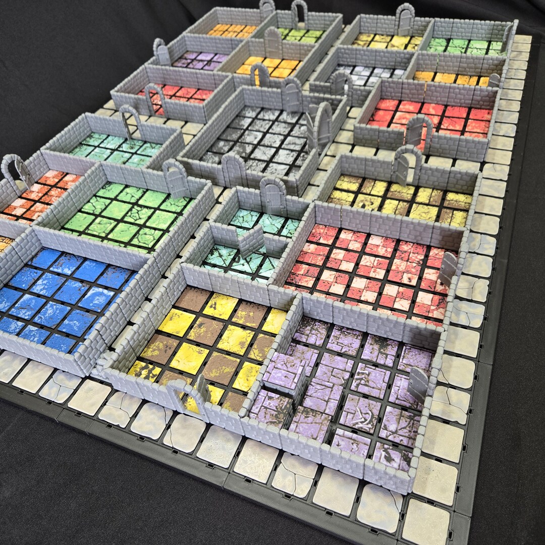 Heroquest 3D Printed Game Board - Etsy