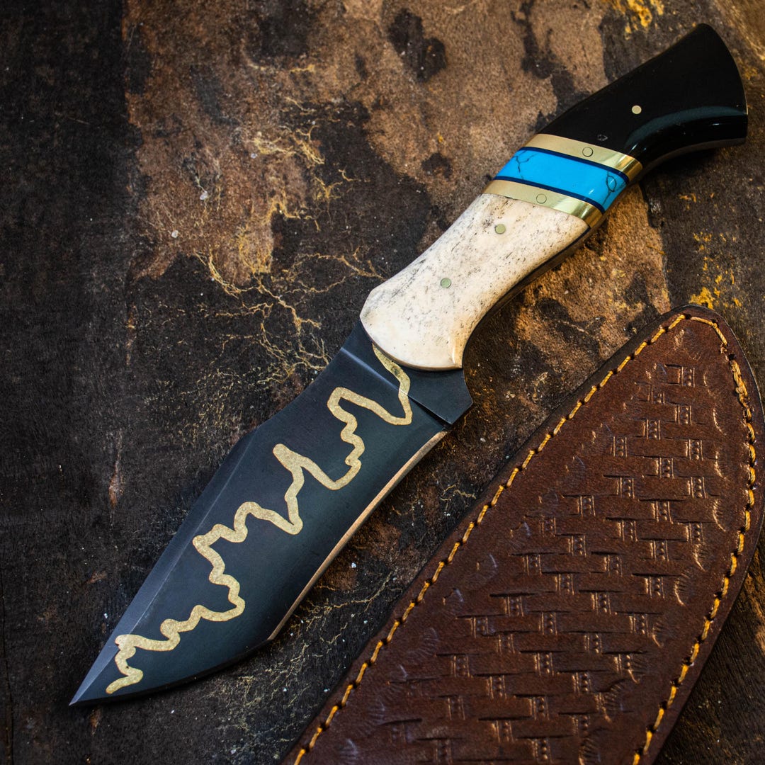 Custom Handmade Hunting Knife Guard Viking Knife Full Tang Outdoor ...