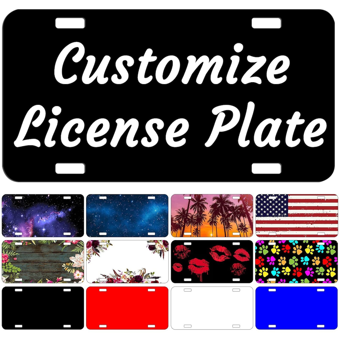 Custom Front Plates - Etsy