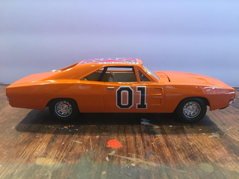 1/24 Scale General Lee Water Slide Decals for Model Car Customs Diecast ...