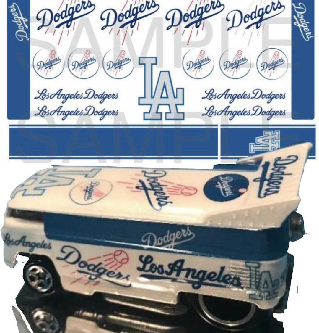 1/64 Scale Dodgers Water Slide Decals for Customs Diecast Stickers ...