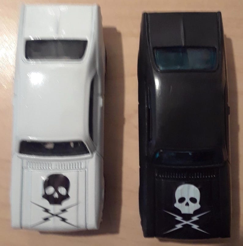 1/64 Scale Death Proof Water Slide Decals for Hot Wheels Customs ...