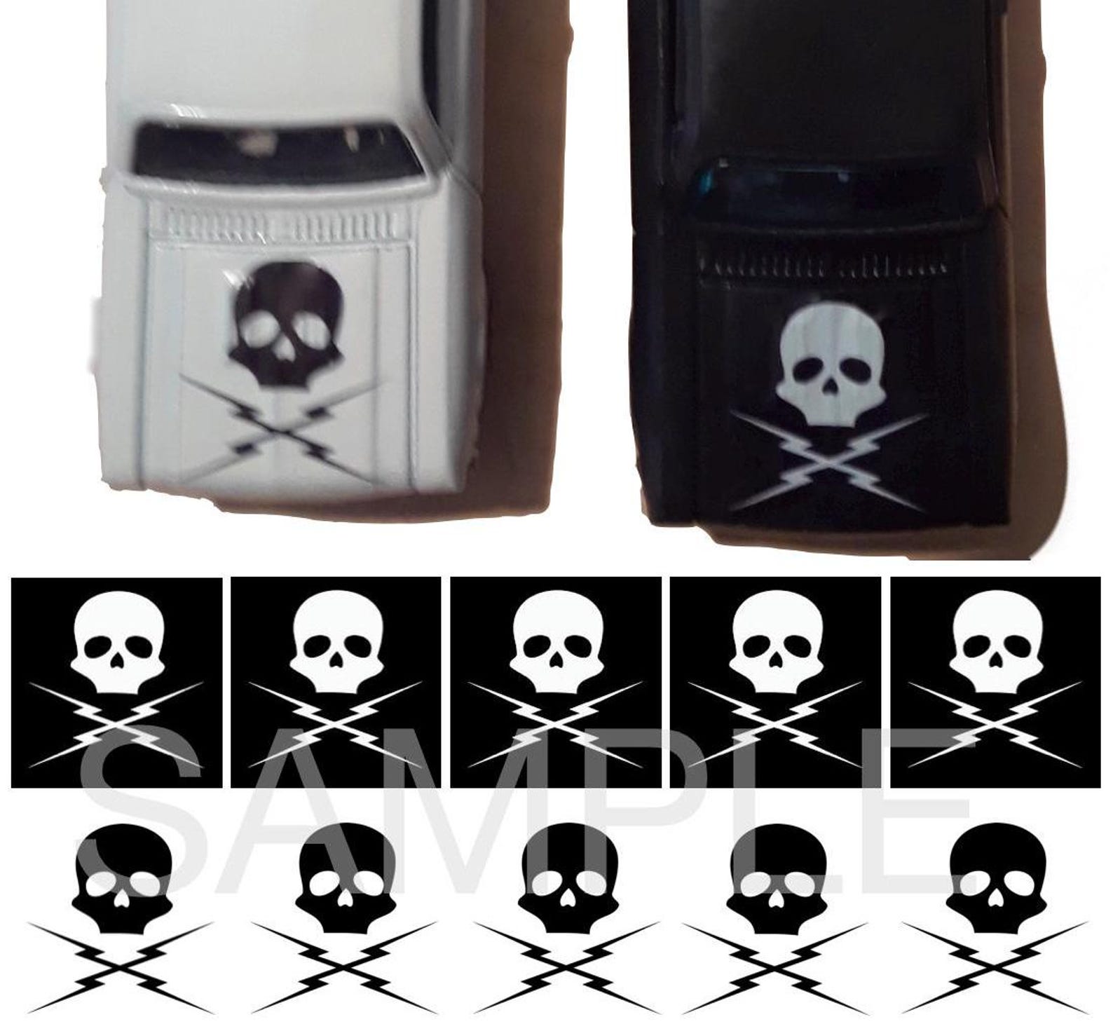 1/64 Scale Death Proof Water Slide Decals for Hot Wheels Customs ...