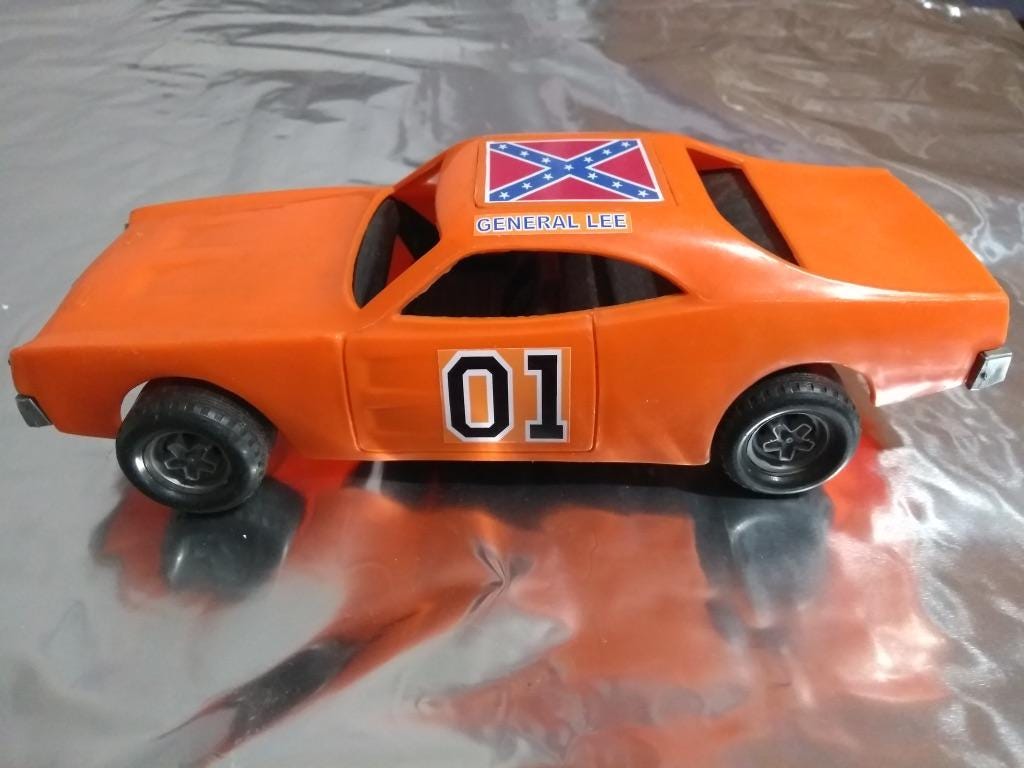 Mego General Lee Water Slide Decal Replacements for 1980's Mego Toy Car ...