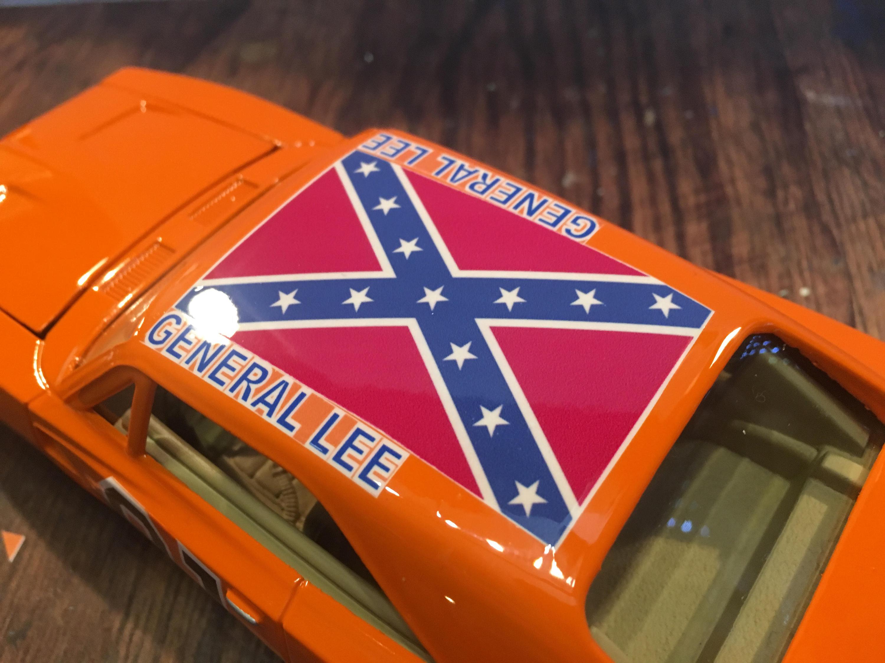 1/24 Scale General Lee Water Slide Decals for Model Car Customs Diecast ...