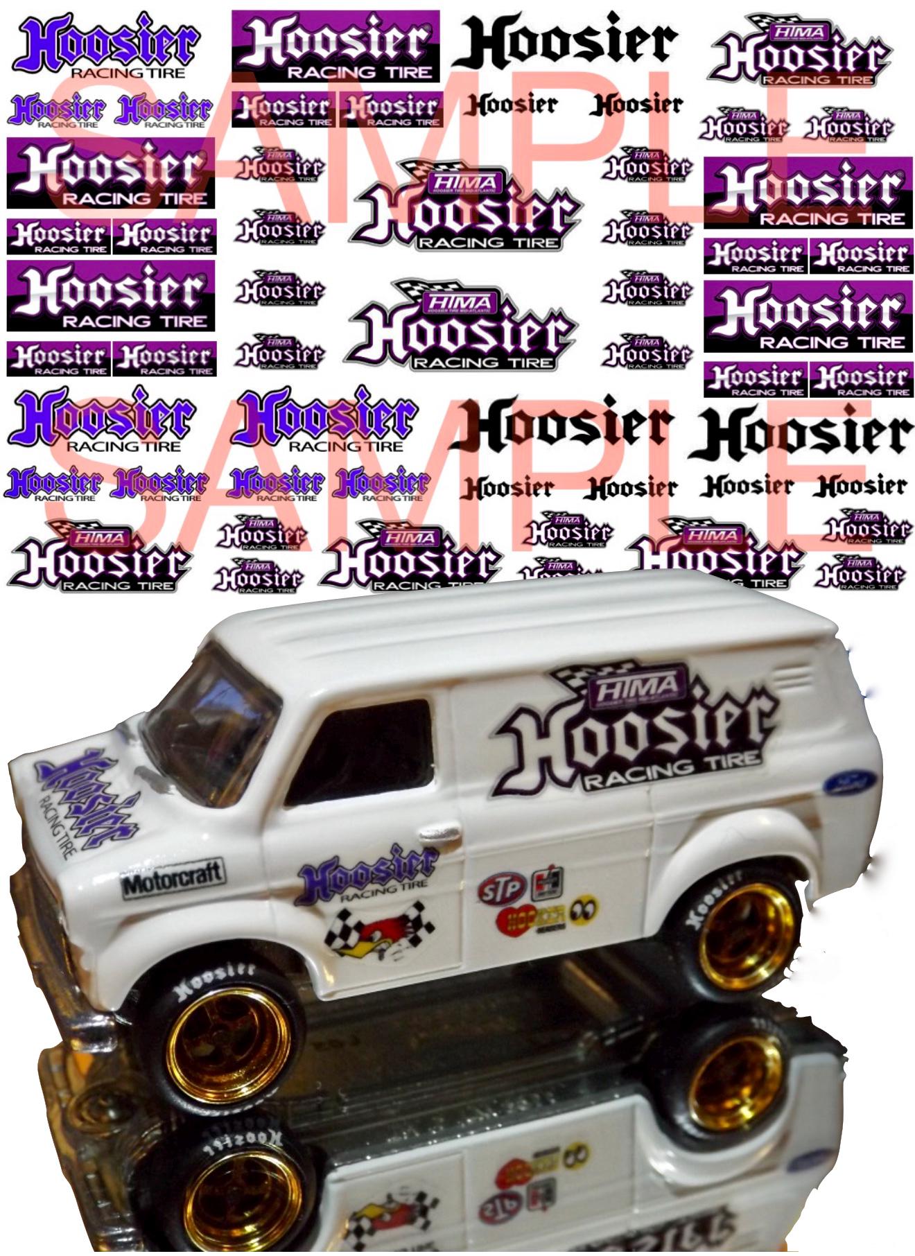 1/64, 1/43, 1/32 or 1/24 Scale Tire Water Slide Decals for 1:64 Customs ...