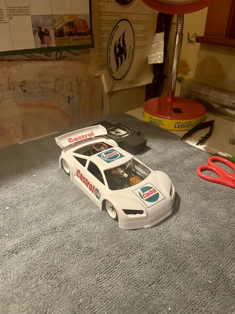 1/64 Scale Castrol Oil Water Slide Decals for Hot Wheels Customs ...