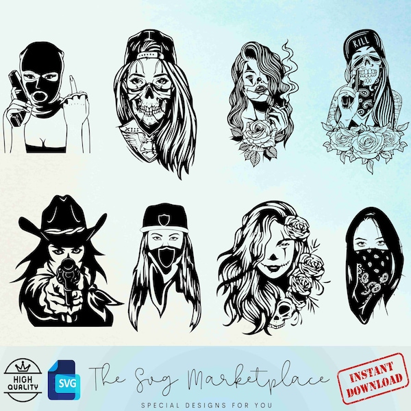 Gangster Svg - Etsy
