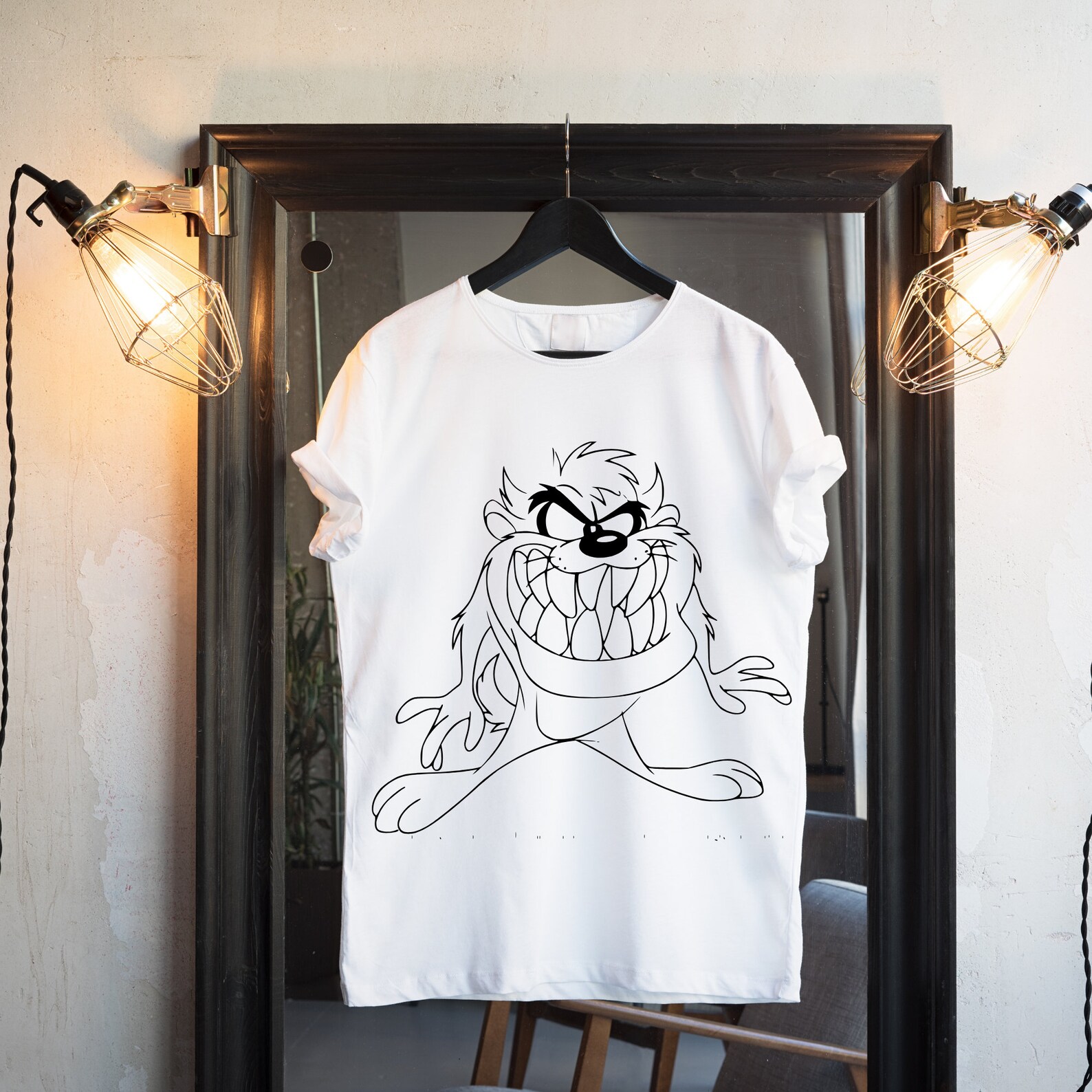 Tasmanian Devil SVG – Wildlife Silhouette, Angry Taz Clipart (digital ...