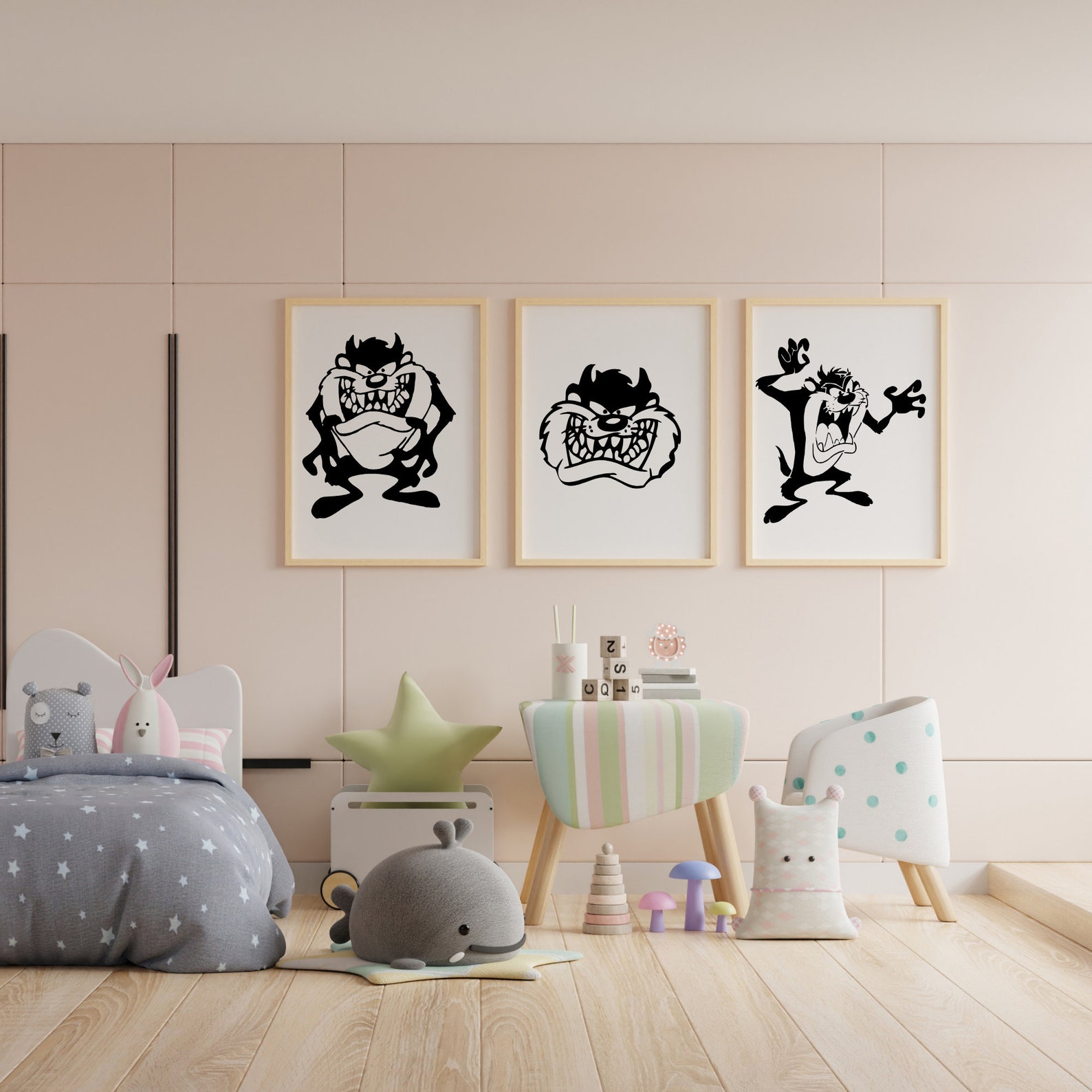 Tasmanian Devil SVG – Wildlife Silhouette, Angry Taz Clipart (digital ...