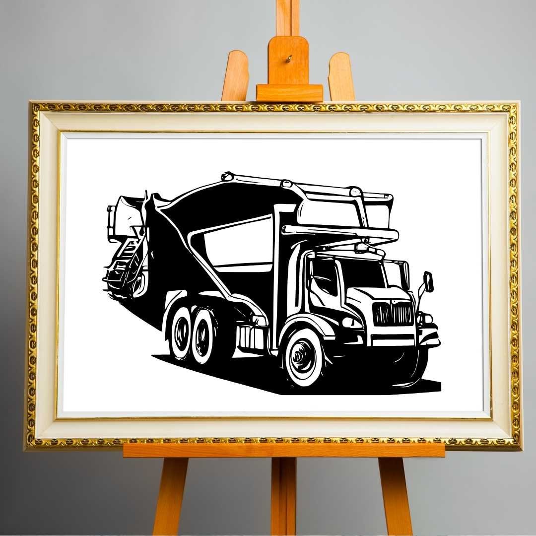 Construction Truck SVG Bundle, Set of 10 Designs, Builder Gifts, Large ...