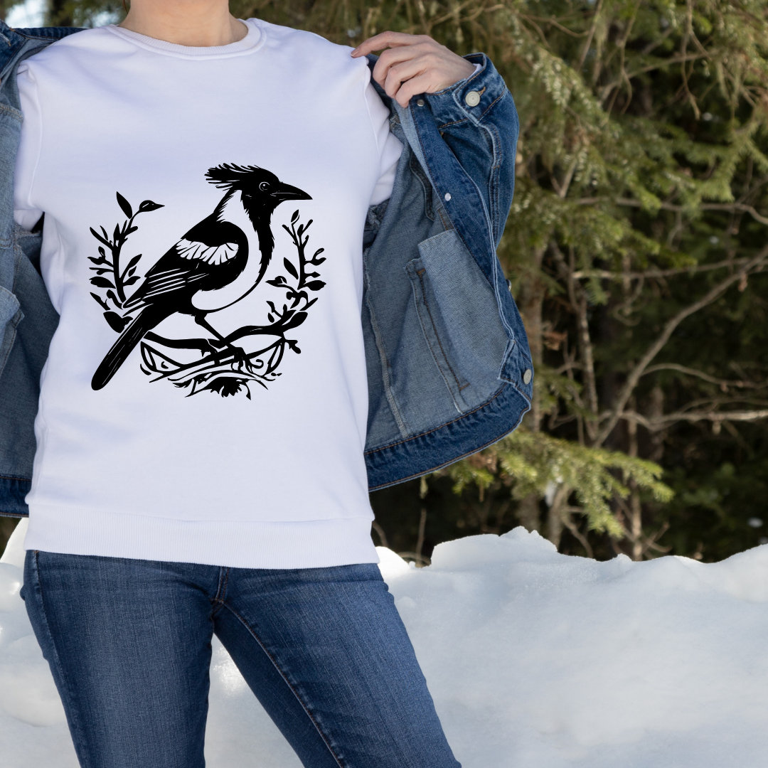 Magpie SVG Bundle 5 Unique Designs for T-shirt & Cup Printing, Perfect ...