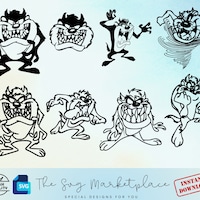 Tazmanian Devil SVG , Taz Devil Png, Cartoon Png,tasmanian Devil ...