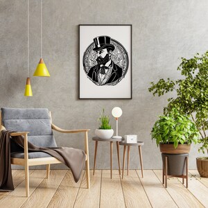 Classic Irish Man Portrait SVG Designs, Unique Irish Gifts, Timeless ...