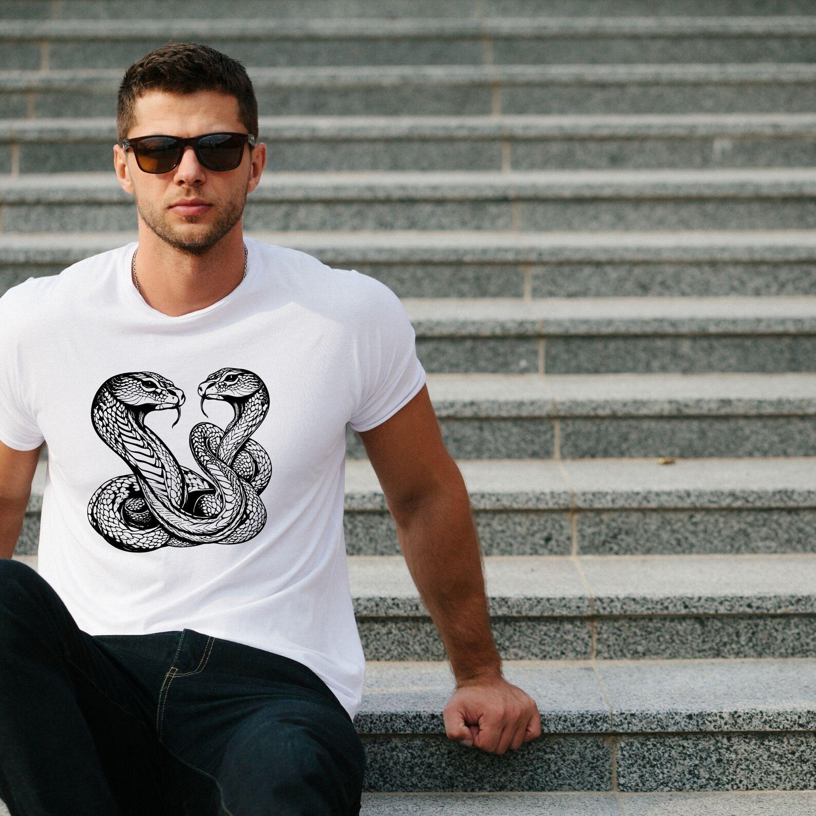 Cobra Snake SVG Bundle, Tribal Snake SVG Pack, Venomous Reptile SVG ...