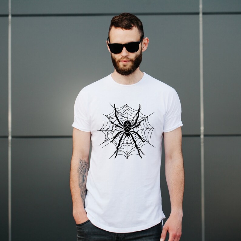 Spider Web SVG & PNG Files, Intricate Spider Design Digital Art ...