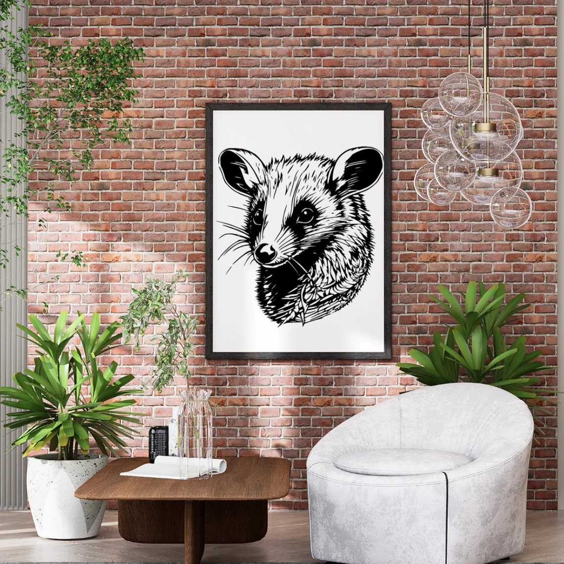 Opossum Digital Art Pack 12 Charming SVG/PNG Graphics, Ideal for T ...