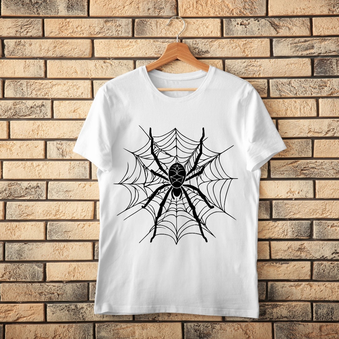Spider Web SVG & PNG Files, Intricate Spider Design Digital Art ...