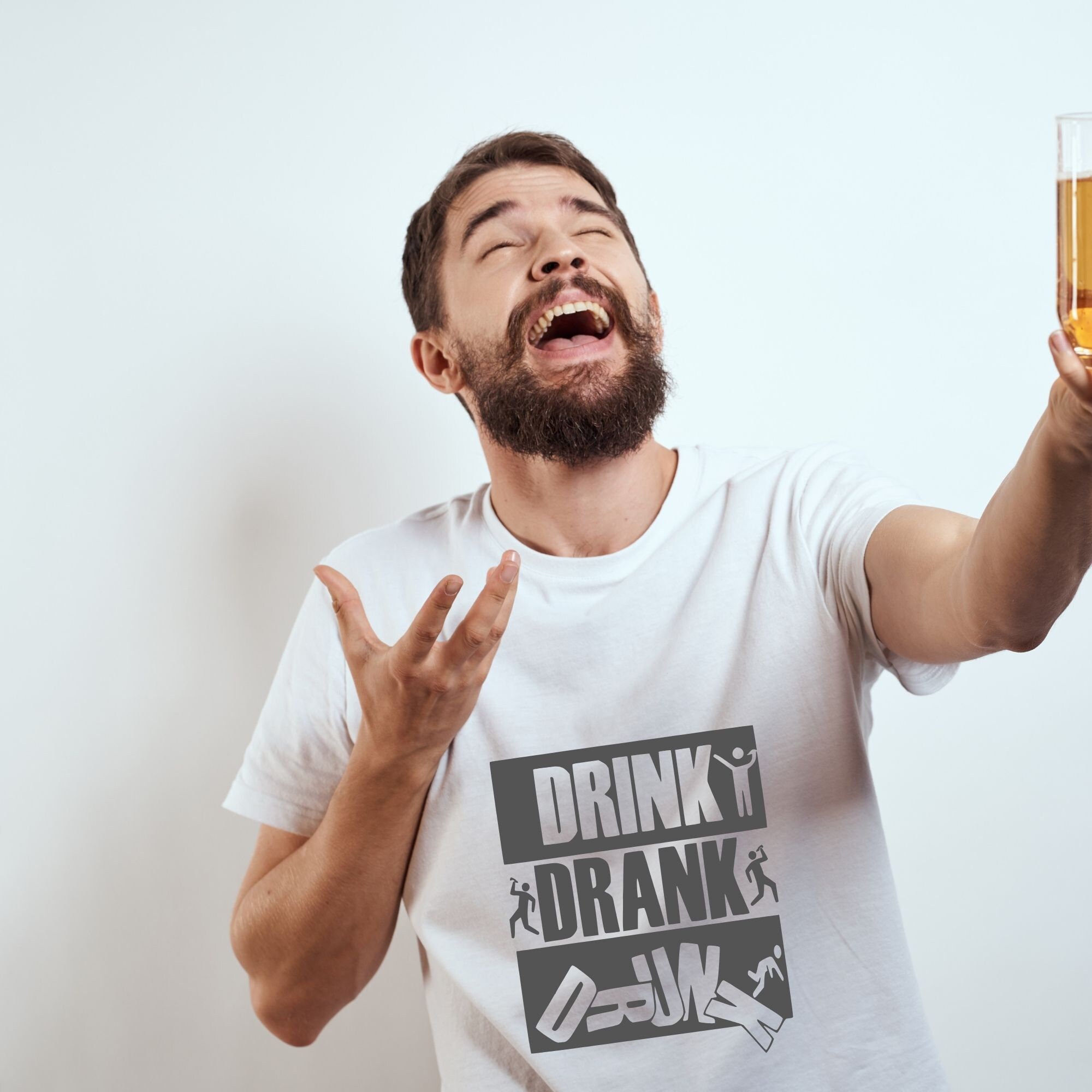 Drink Drank Drunk Svg - Fun Party Design, Ideal for Customizing ...