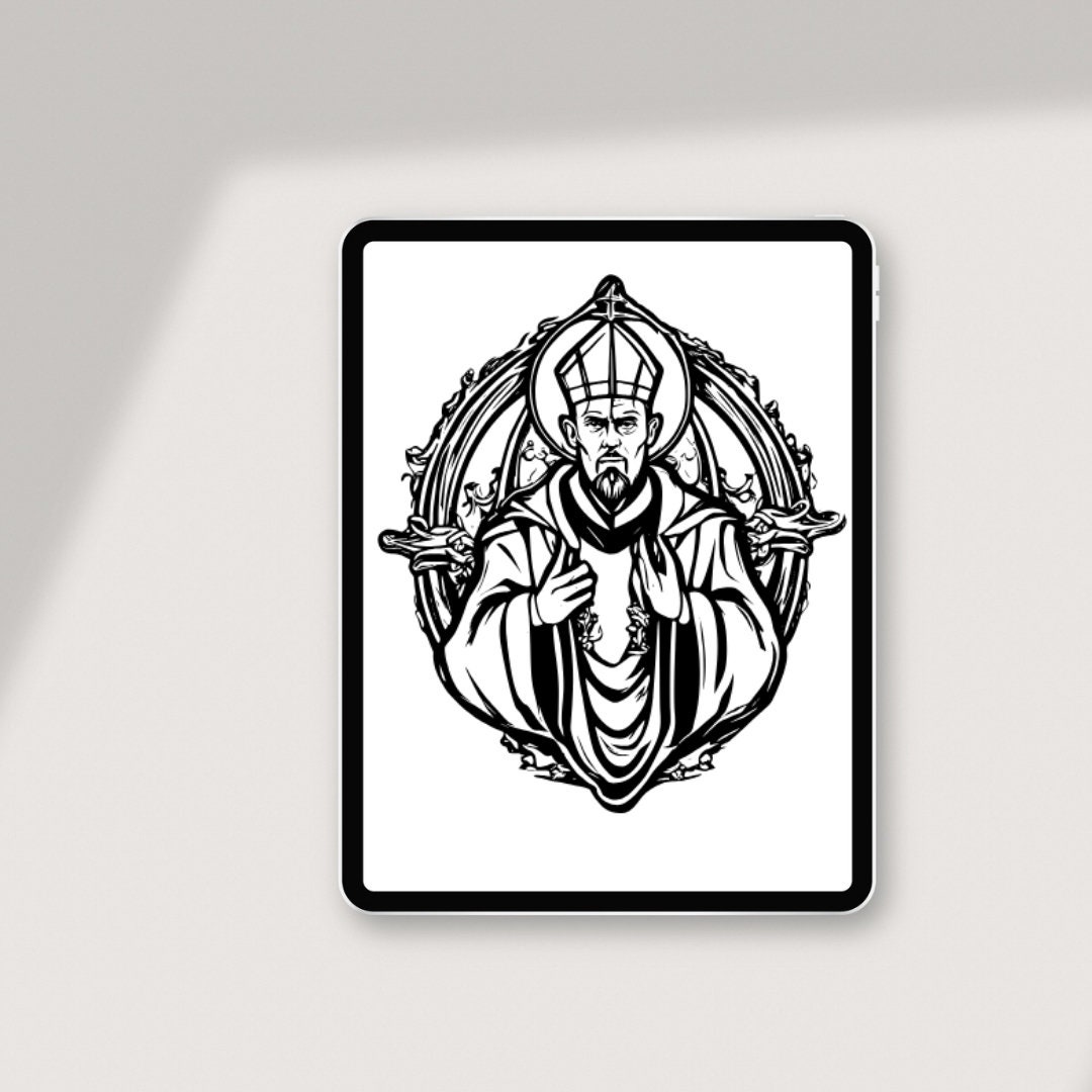 Priest SVG & PNG Design Bundle - 8 Unique Clergy Illustrations, Perfect ...