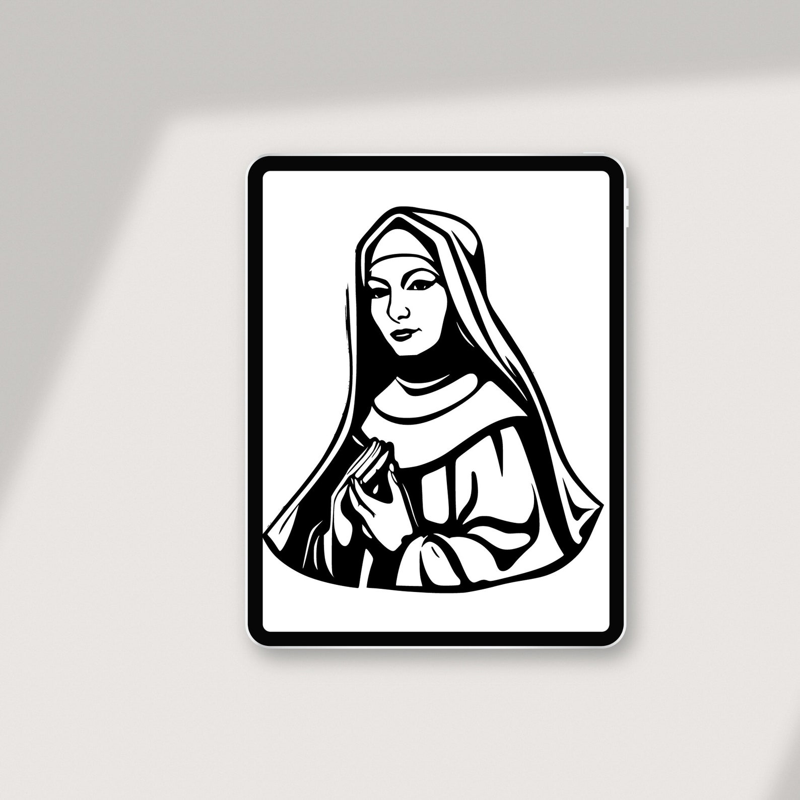 The Nun Png and Svg Files , the Nun Svg, the Nun Png,the Nun Vector ...