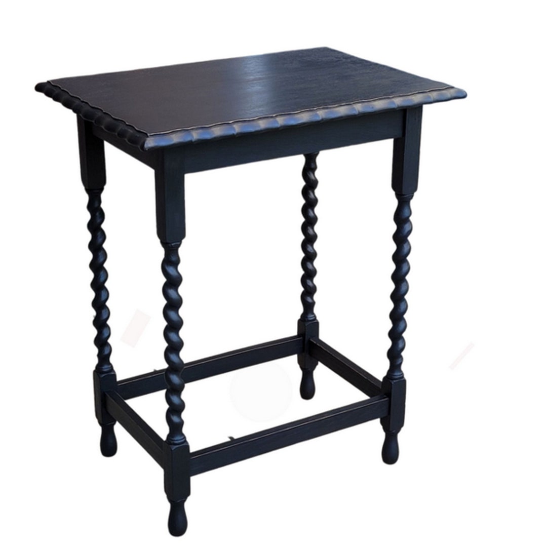 Antique Wooden Side Table - Etsy