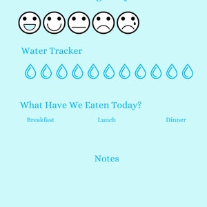 Daily Planner Printable, to Do List, Schedule, Appointments, Mood ...