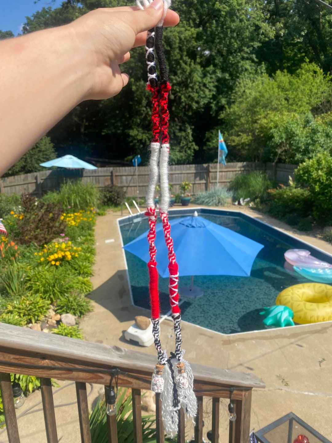 Black White and Red Playing Card Hair Wraps - Etsy