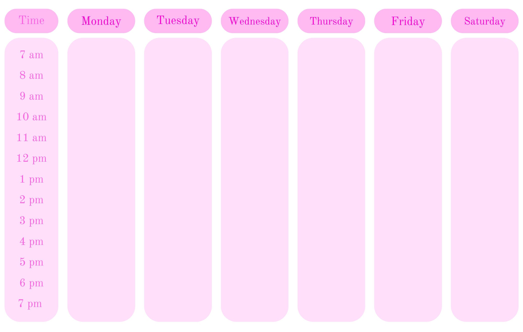 Printable Weekly Appointment Planner Page - Etsy