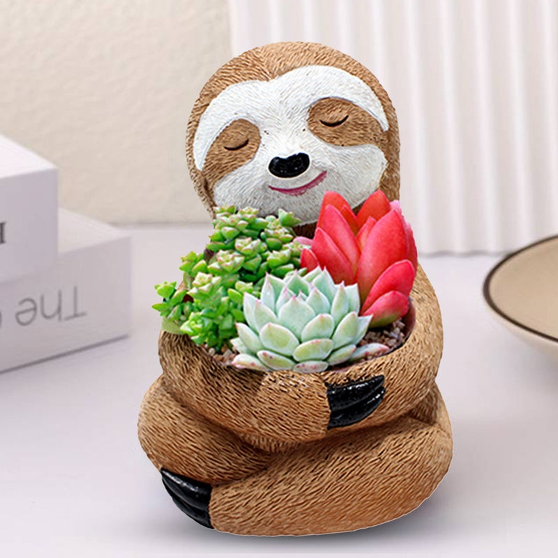 Hanging Sloth Planter - Etsy