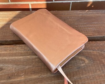 Dusty Rose Custom Genuine Leather Bible - Etsy