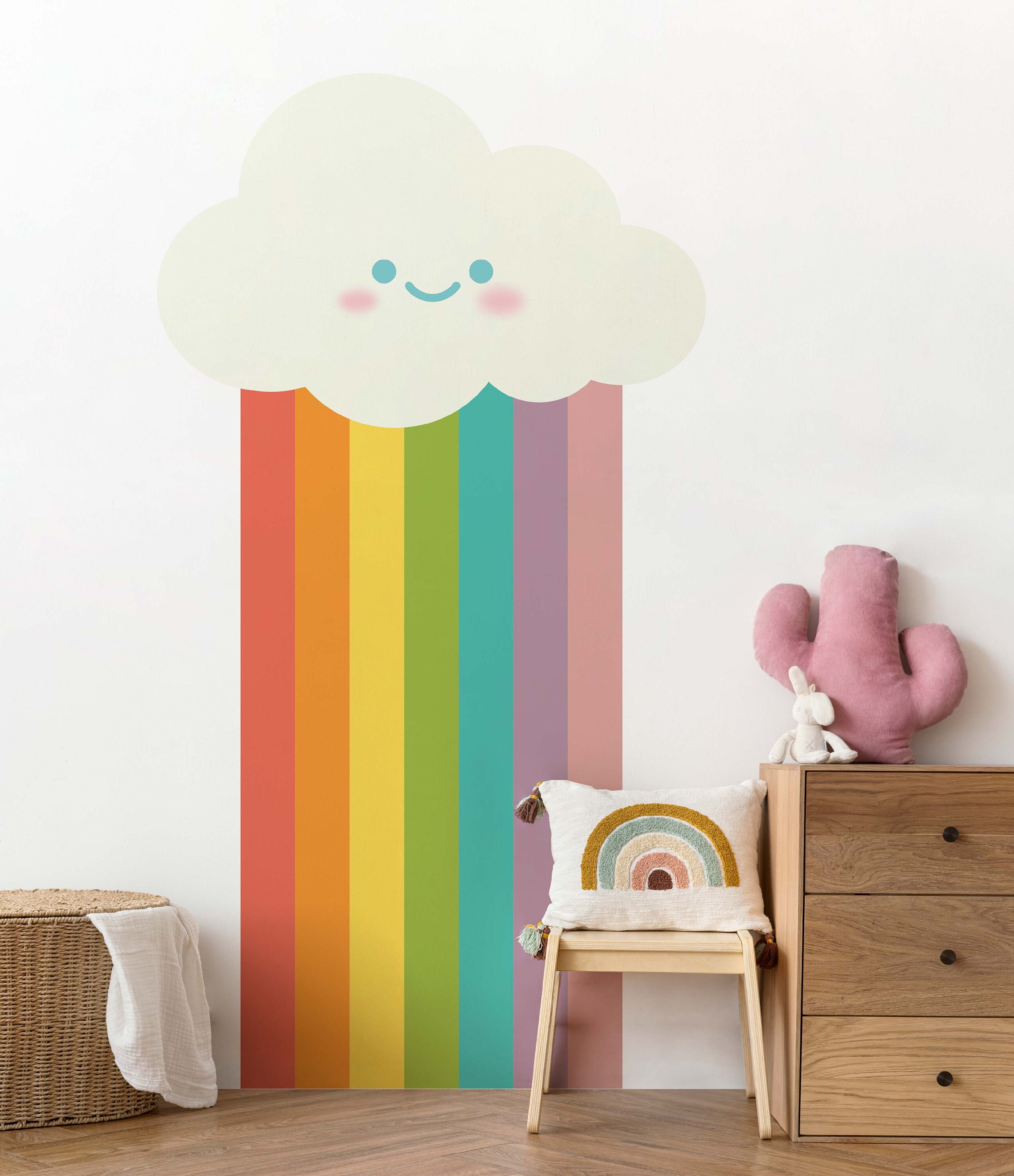 Removable Peel and Stick Rainbow Wall Decal Wall Sticker - Etsy