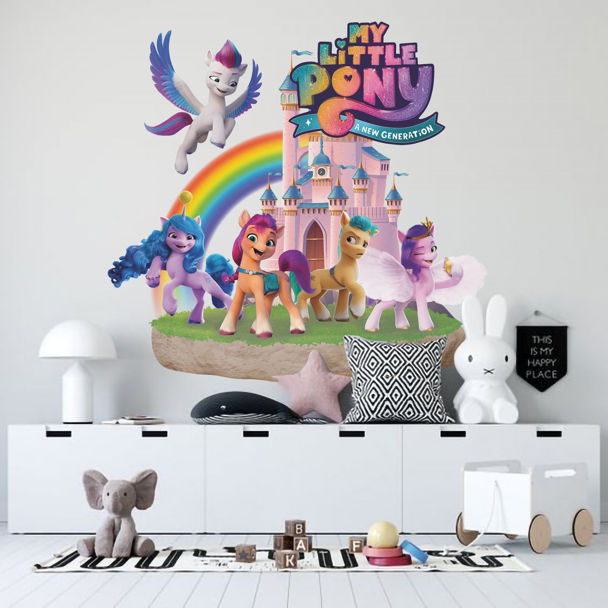 Removable Peel and Stick My Little Pony Wall Decal Wall Sticker - Etsy