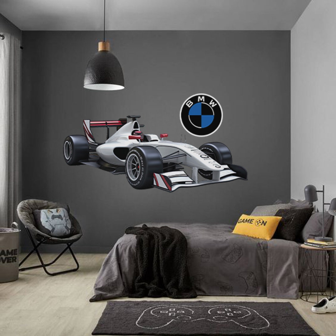 Removable Peel and Stick BMW Sauber Race Car Wall Decal Wall Sticker - Etsy